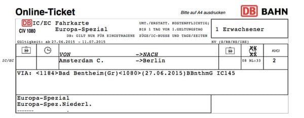 Wheelchair Access to IC 145 Deutsche Bahn Train